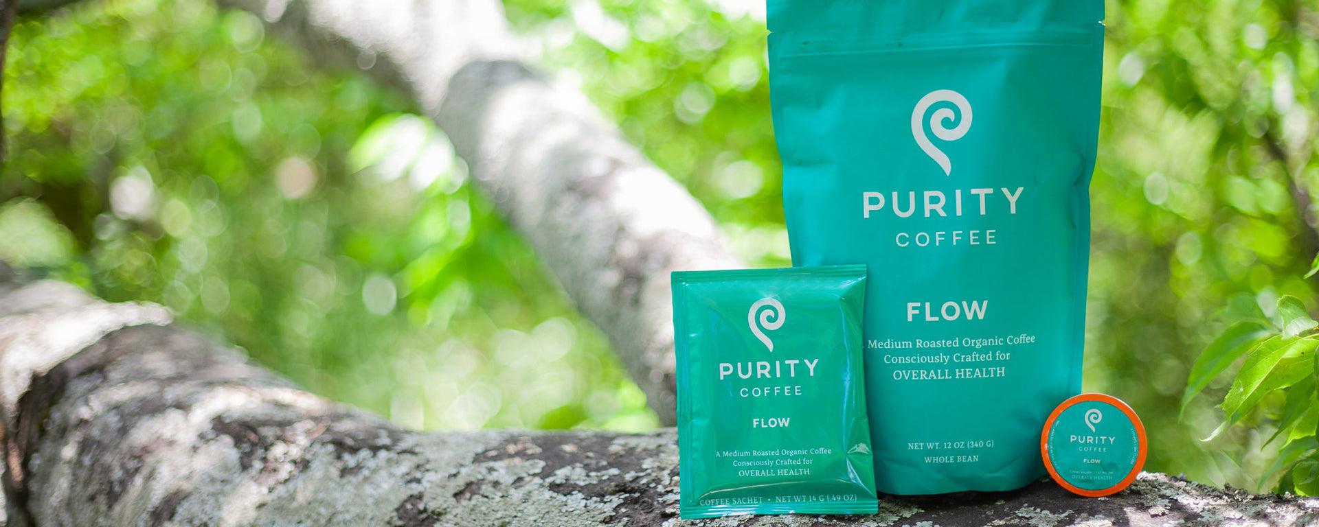 Flow Coffee Collection | Medium Roast Whole Bean & Pods – Purity Coffee